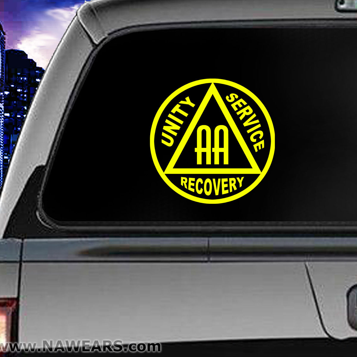 Alcoholics Anonymous - Win Decal - AA Double Symbol – nawears