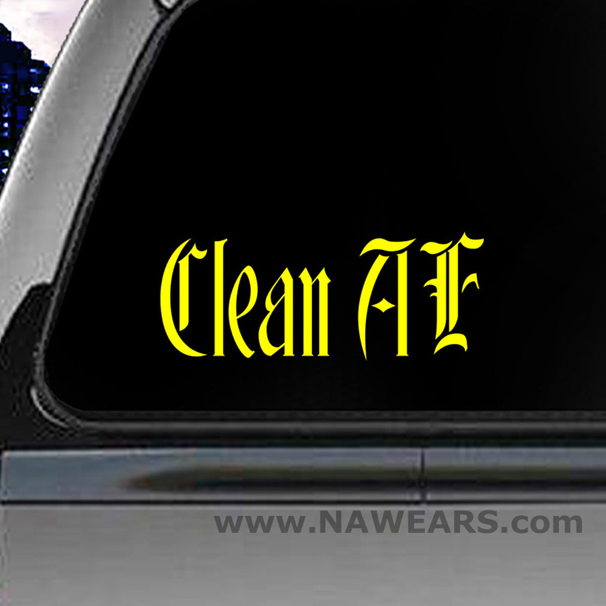 Narcotics Anonymous Win Decal - CLEAN AF Window Decals – nawears