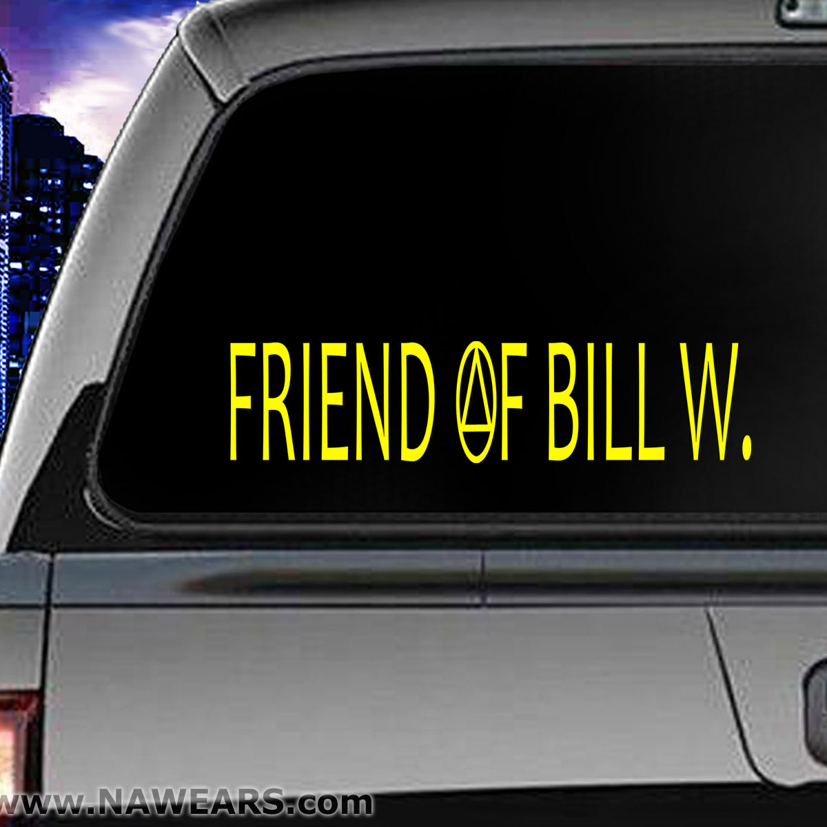 Alcoholics Anonymous - Win Decal - AA Friend Of Bill W V.2 – nawears