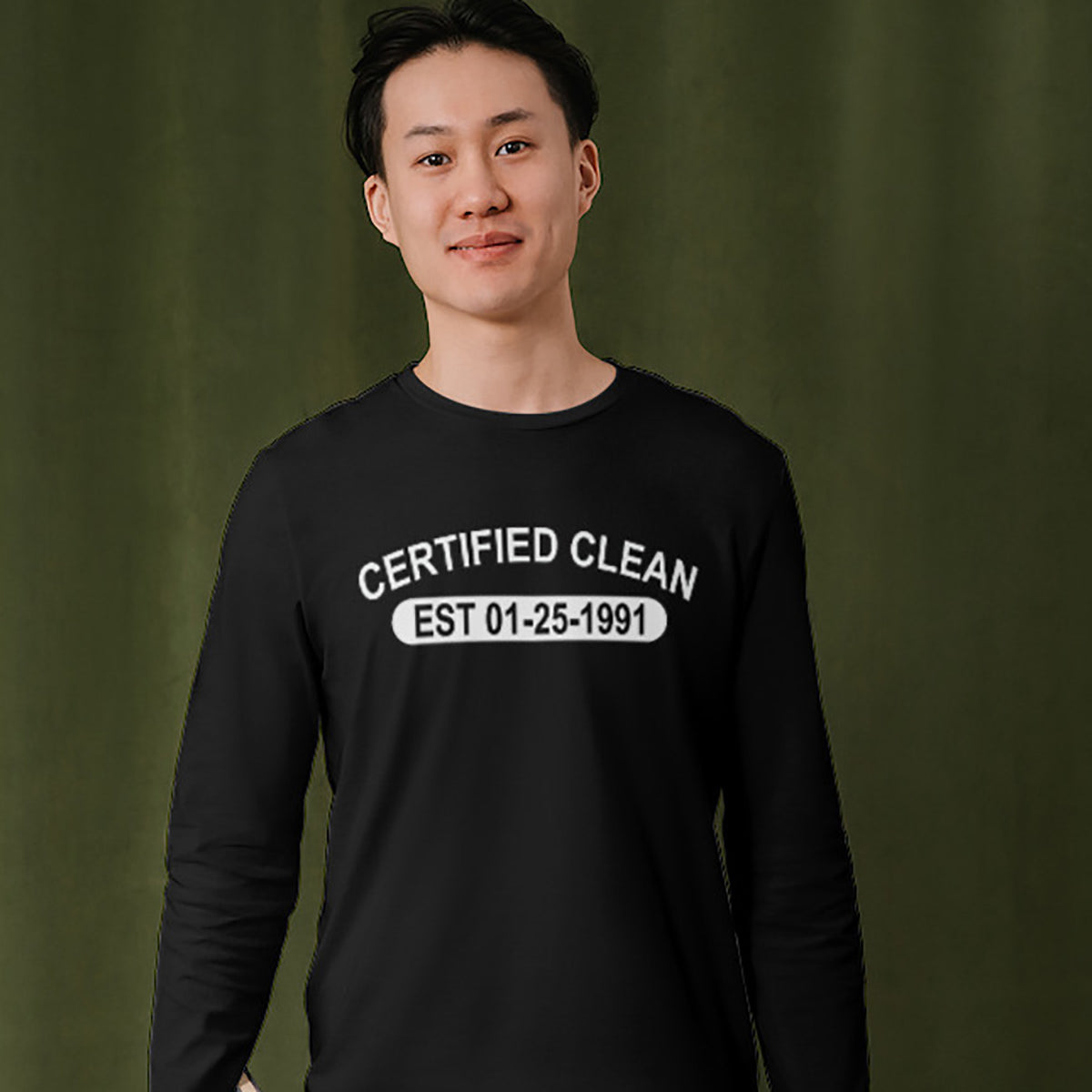 NA CERTIFIED CLEAN CUSTOM Tee, NA Shirts, Narcotics Anonymous Shirt ...