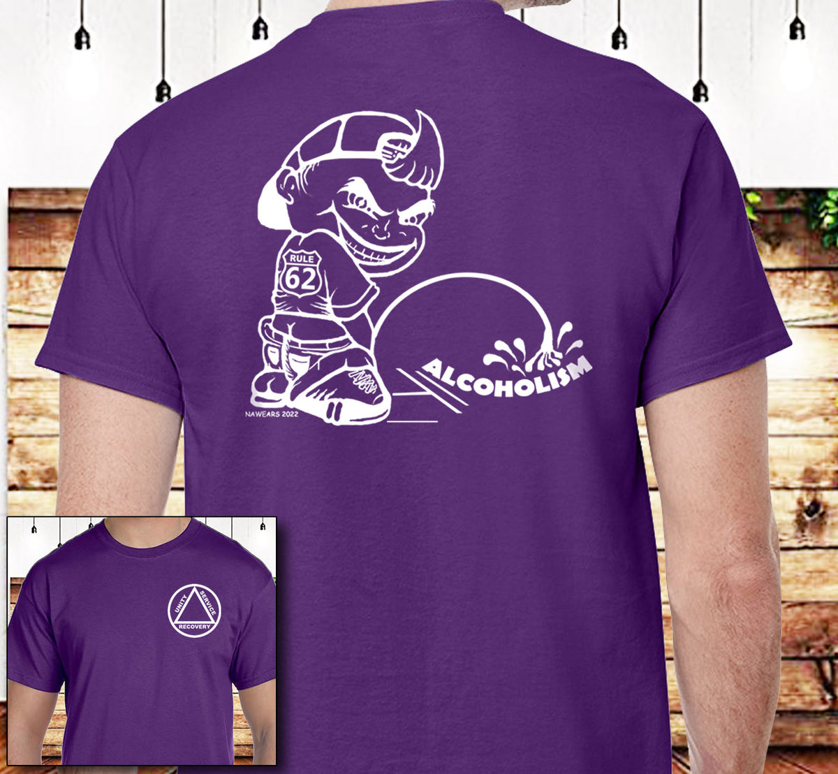 NAWEARS, AA T-shirt, Alcoholics Anonymous Shirts, AA Tee – nawears