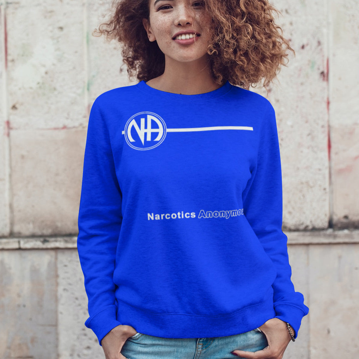 NA Basic Text Sweatshirt | NAWEARS, Narcotics Anonymous – nawears