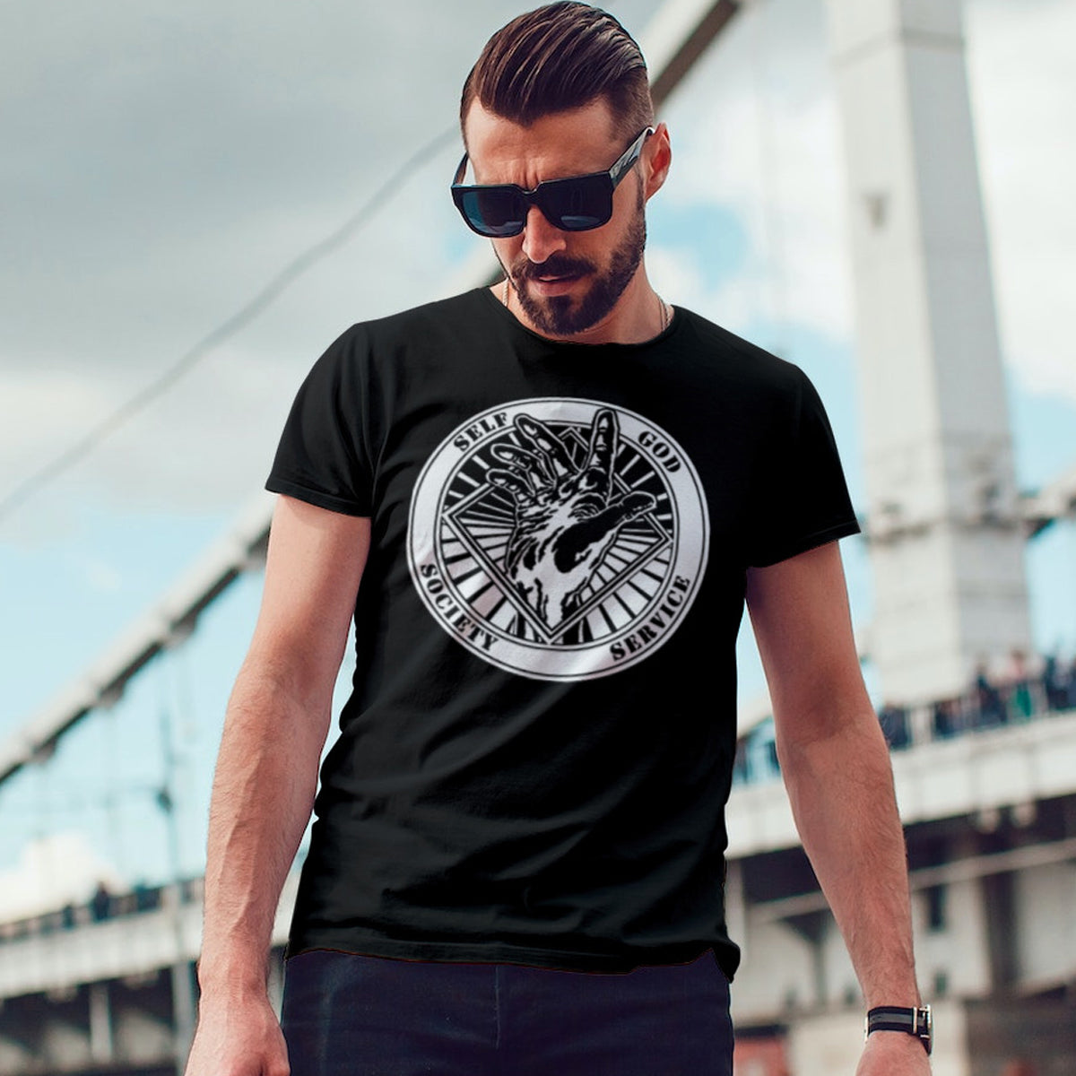 NAWEARS, NA Clothing, NA Shirts, NA Strong Hand Symbol - T-shirt – nawears