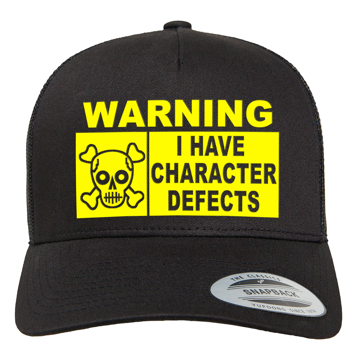 NAWEARS, Narcotics Anonymous, Trucker Cap - Warning I Have Defects ...