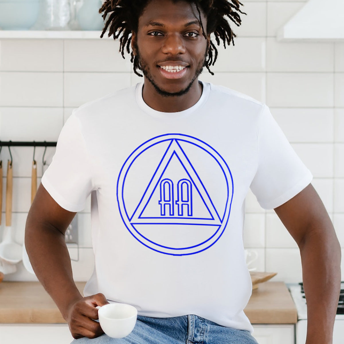 AA Shirt, Alcoholics Anonymous Shirts, AA 10" AA Symbol T-shirt – nawears