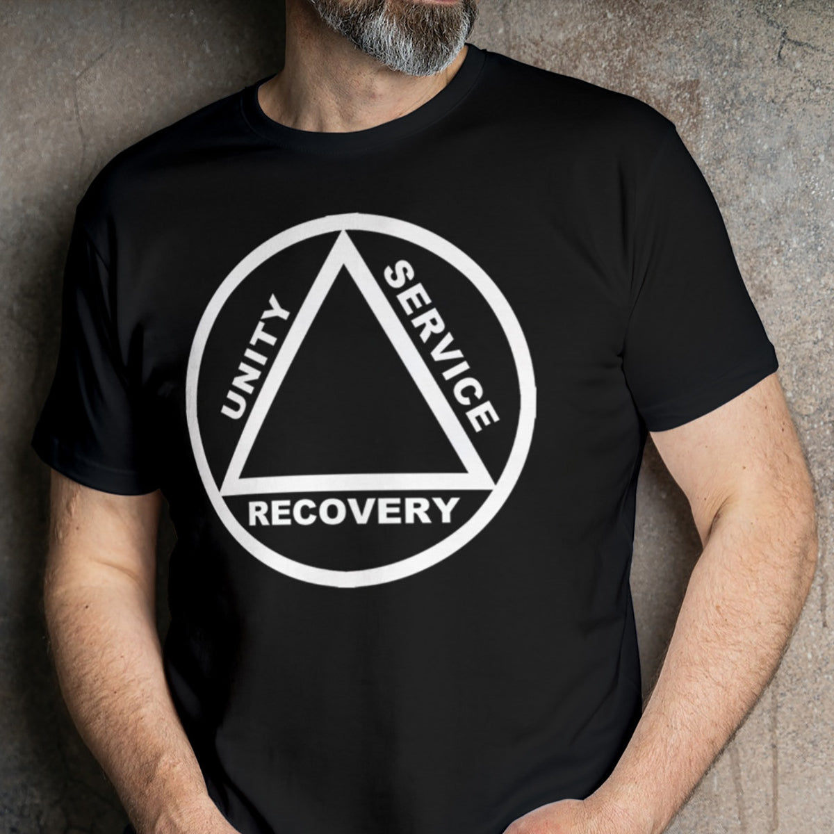 AA Shirt, Alcoholics Anonymous Shirts, 10" White AA Symbol T-shirt ...
