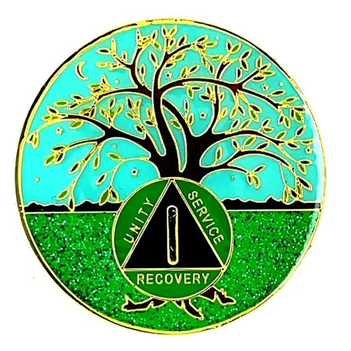 NAWEARS, AA Recovery Medallions, AA Tree Of Life Recovery Medallion ...