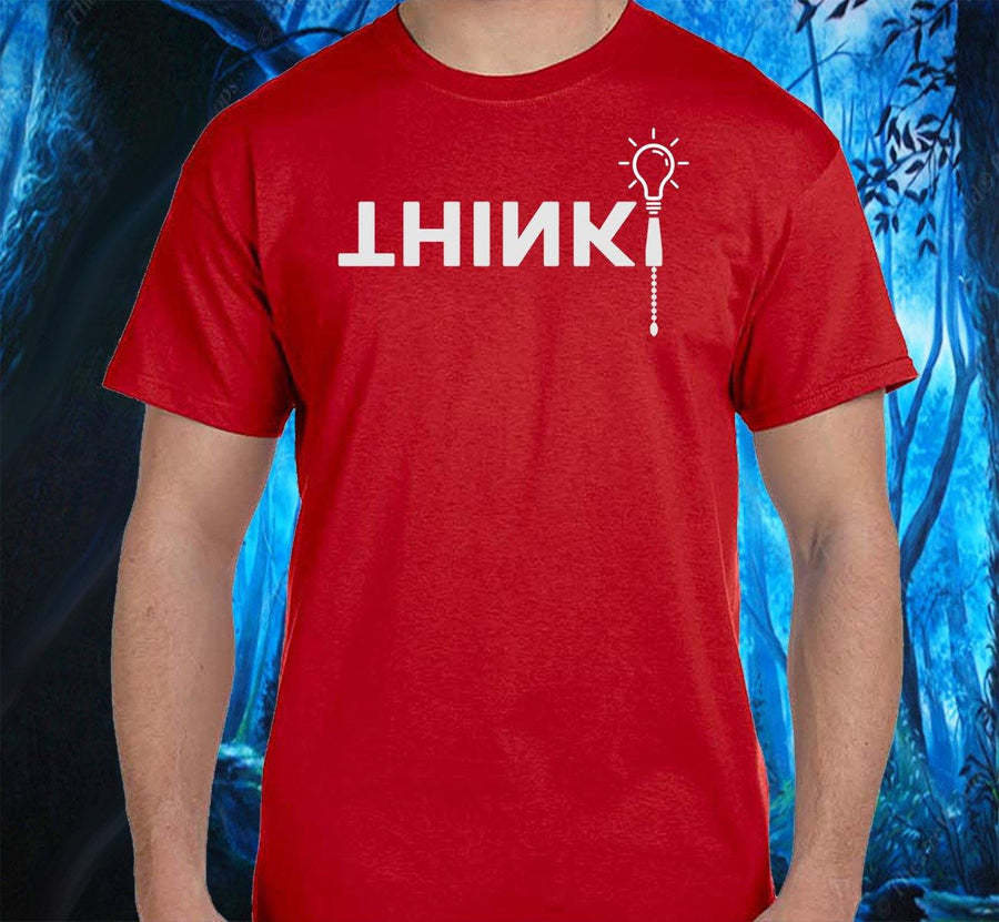 AA Shirt, Alcoholics Anonymous Shirts, AA THINK ! Upside Down T-shirt ...