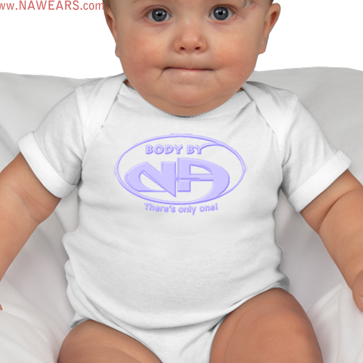 Infant Bodysuit - Body By NA - Blue – nawears