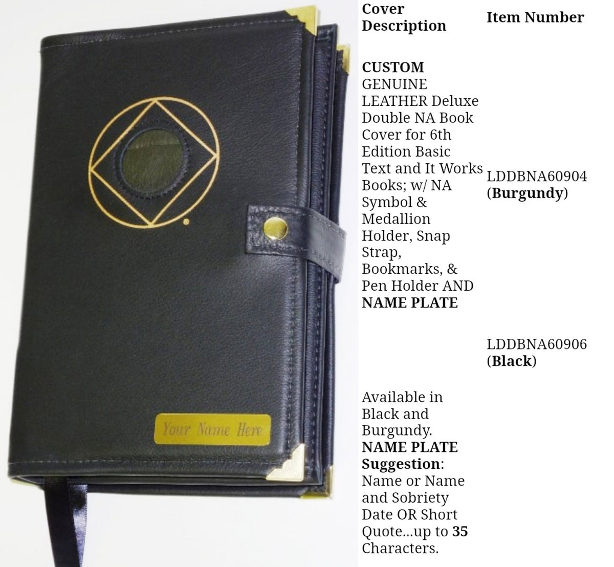 NAWEARS, Narcotics Anonymous Book Cover, NA Book Covers & Bags – nawears