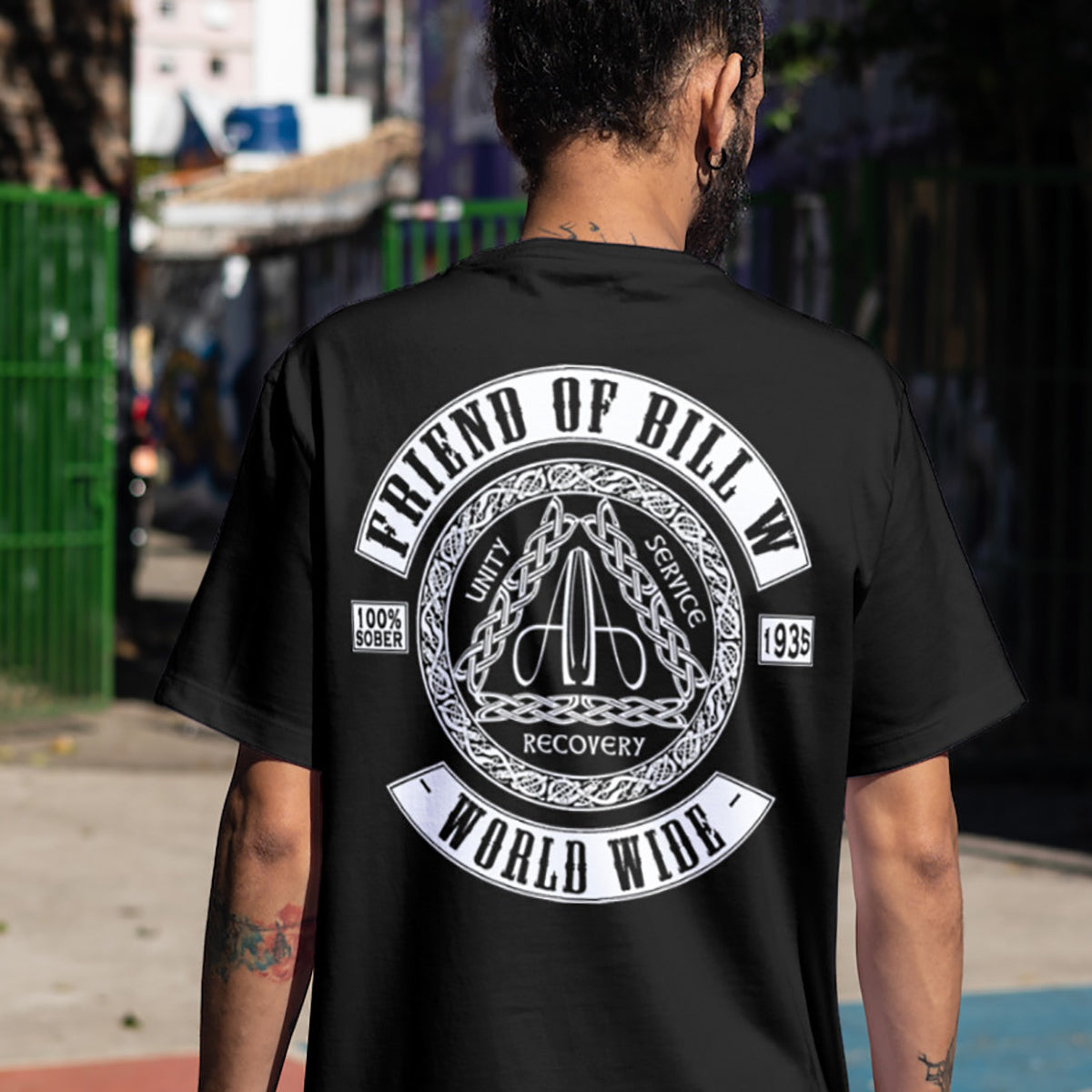 AA Shirt, Alcoholics Anonymous Shirts, AA Friend Of Bill W SS/LS Tee ...
