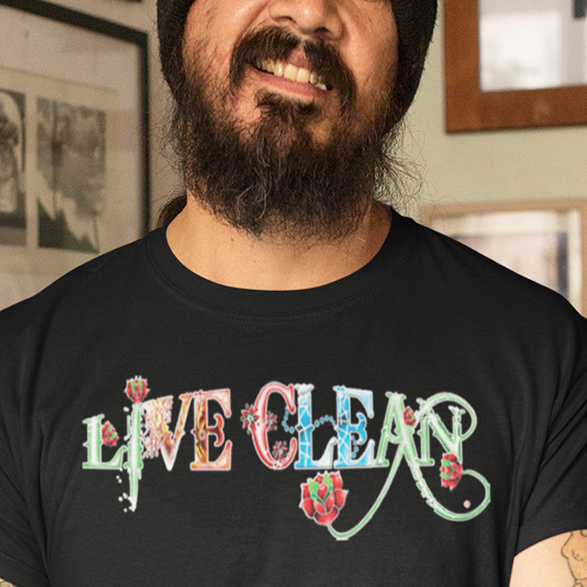 NA Shirts, Narcotics Anonymous Shirt, NA LIVE CLEAN SUGARY Tee – nawears