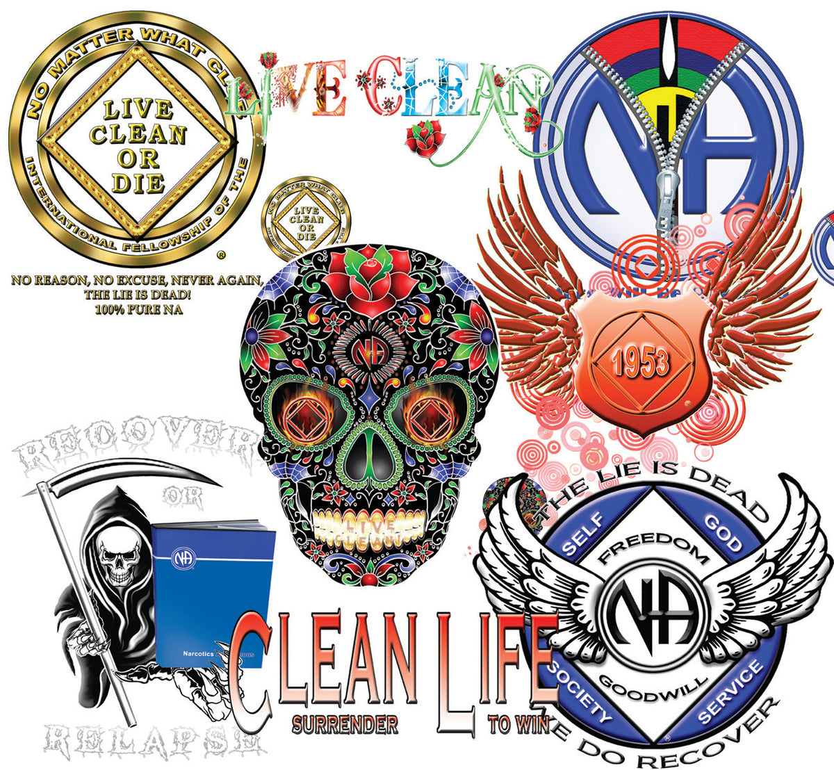 NAWEARS Narcotics Anonymous Gift, NA Key Chains, NA Gifts – nawears