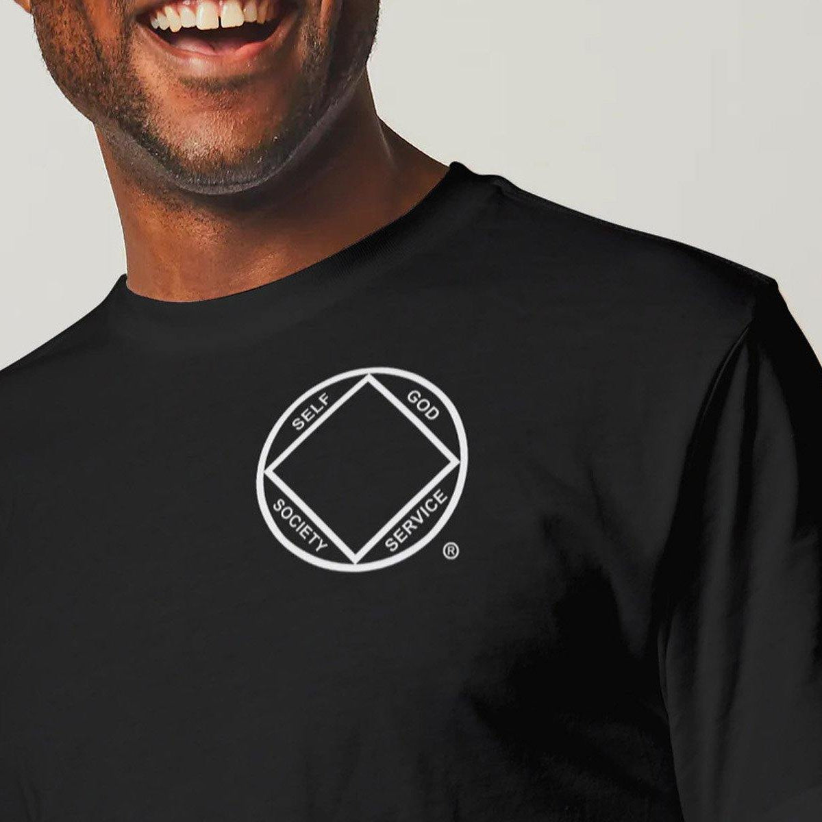 NA Shirts, Narcotics Anonymous Shirt,, NA Service Symbol & Word Tee ...