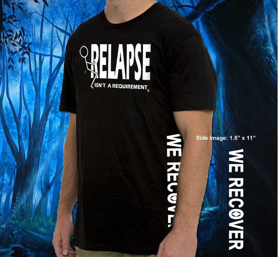 NA RELAPSE ISN'T REQUIREMENT Tee, NA Shirts, Narcotics Anonymous Shirt ...