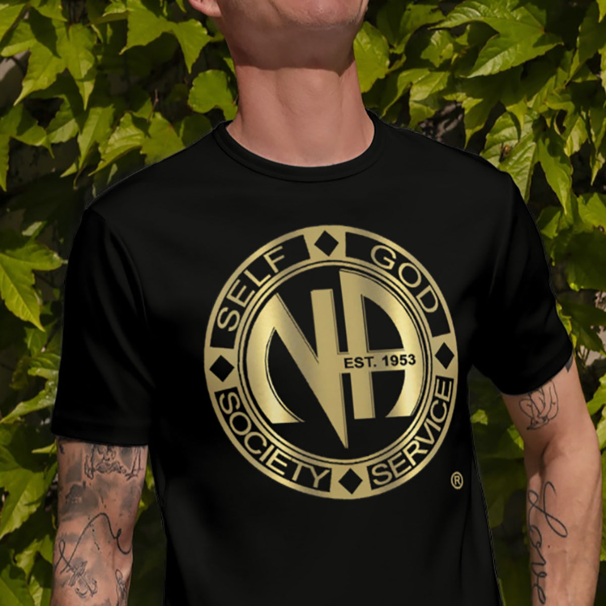 NA SELF GOD SOCIETY SERVICE Tee, NA Shirts, Narcotics Anonymous Shirt ...
