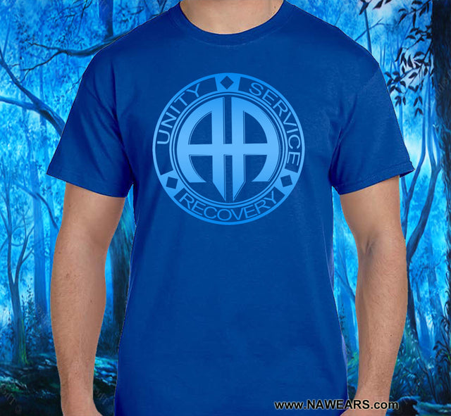 AA Shirt, Alcoholics Anonymous Tee, AA UNITY SERVICE RECOVERY T-shirt ...
