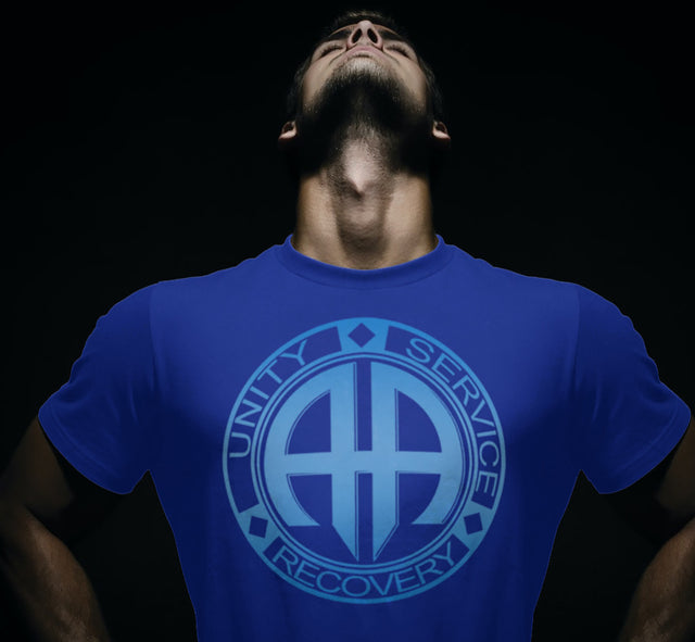 AA Shirt, Alcoholics Anonymous Tee, AA UNITY SERVICE RECOVERY T-shirt ...