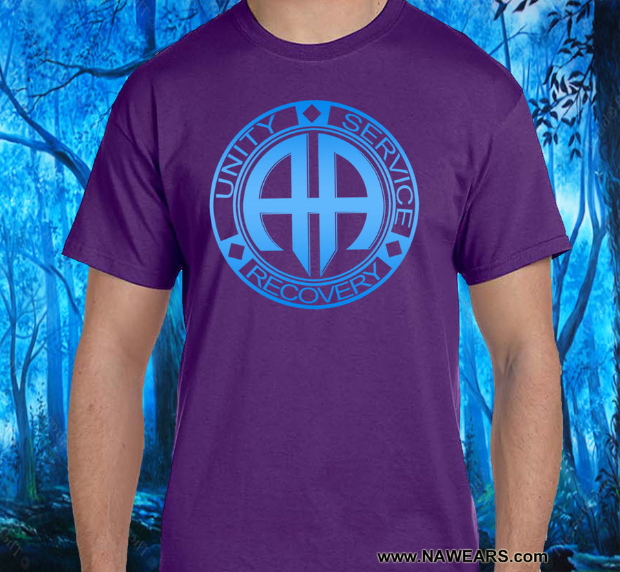 AA Shirt, Alcoholics Anonymous Tee, AA UNITY SERVICE RECOVERY T-shirt ...