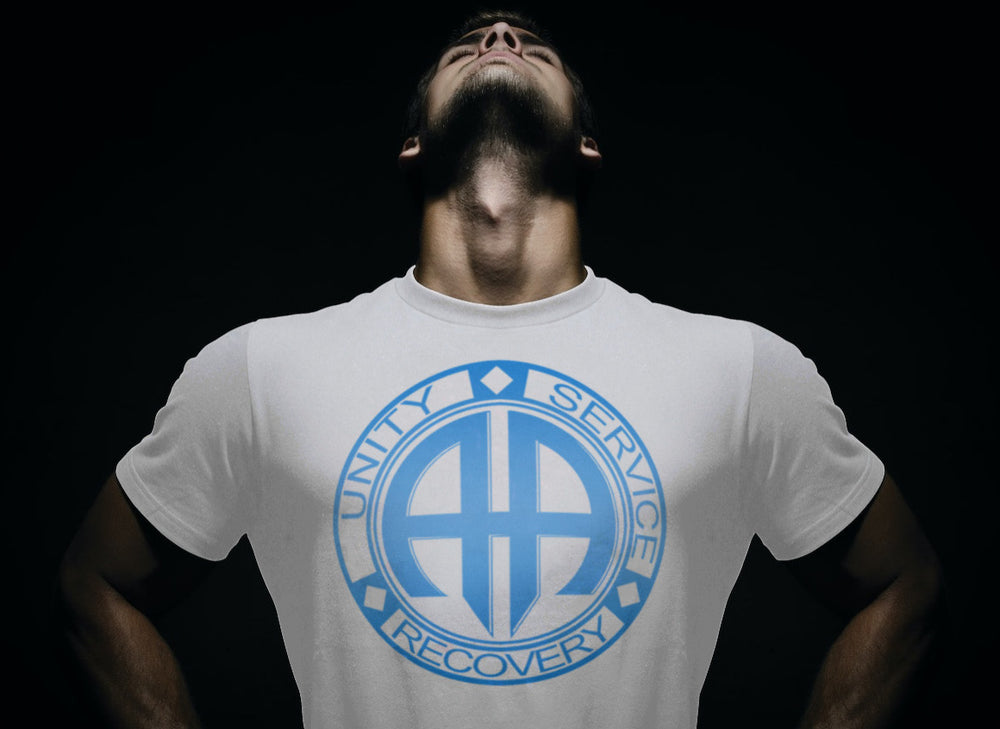 AA Shirt, Alcoholics Anonymous Tee, AA UNITY SERVICE RECOVERY T-shirt ...