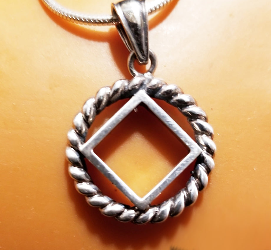 Narcotics Anonymous Sterling Silver Pendants & Charms, NAWEARS – nawears